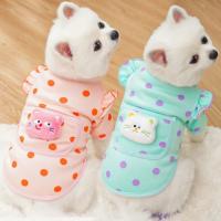China 2025 Summer Comfortable Creative Cute Animal Print Polyester Halloween Puppy Vest Dog Cat Machine Washable Pet Clothing for sale