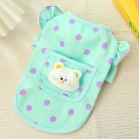 China 2025 Summer Comfortable Creative Cute Animal Print Polyester Halloween Puppy Vest Dog Cat Machine Washable Pet Clothing for sale