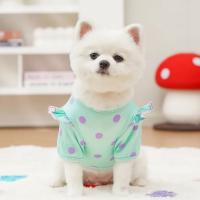 China 2025 Summer Comfortable Creative Cute Animal Print Polyester Halloween Puppy Vest Dog Cat Machine Washable Pet Clothing for sale