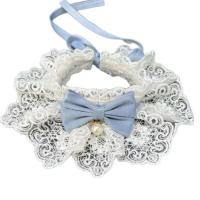 China Adorable Cute Cat Dog Bib Tie for Pets Comfortable Cloth Lace Printed Towels All Seasons Hand Wash for Christmas Halloween for sale
