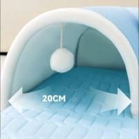 China Foldable Fur Tunnel Bed Cartoon Pet Sleeping Mat Cool and Breathable Hiding Place for Pets in Summer Suitable for Small Cats for sale