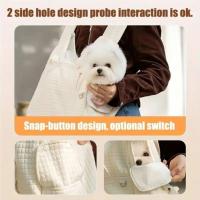 China Large Capacity Fashion Polyester Portable Pet Carrier Backpack Comfortable Breathable Travel Bag Secure Snap Closure for Small for sale