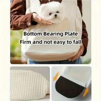 China Large Capacity Fashion Polyester Portable Pet Carrier Backpack Comfortable Breathable Travel Bag Secure Snap Closure for Small for sale