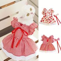 China Cute Striped Puppy Dog Costume Skirt Chihuahua Yorkie Made Polyester Creative Comfortable All Seasons Hand Washable Pet for sale