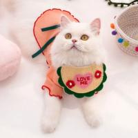 China New Cute Cartoon Embroidery Cloth Pet Bibs Knitting Bandana Washable Elastic Laces Creative Comfortable Christmas Fashion Dog for sale