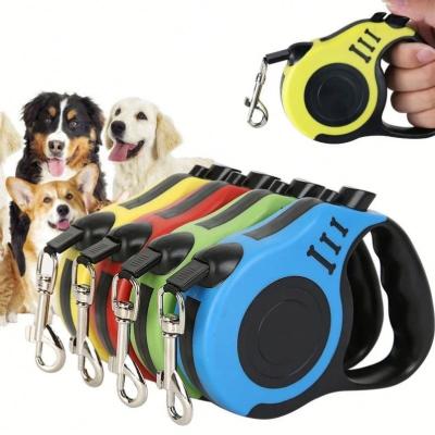 China 3M/5M Automatic Retractable Dog Leash Flexible Traction Rope Belt for Small/Medium Dogs Halloween/Birthday/Christmas for sale