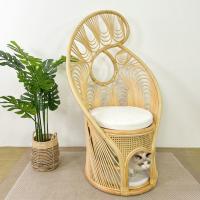 China Wholesale Luxury Modern Handmade Natural Rattan Pet Furniture for Cats Dogs and Small Animals for sale