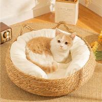 China Four Seasons Wood Cat Scratch Board Nest Universal Breathable Durable Grip Environmentally Friendly Bed Carton Packed Indoor Use for sale