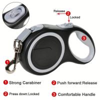 China Nylon Dog Leash for Small Large Dogs Cats Automatic Strong Retractable Adjustable Pet Traction Rope Chihuahua Bulldog Supplies for sale