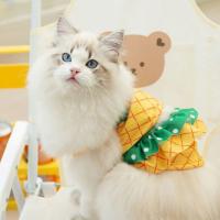 China Cute Pineapple Style Dog Swimming Bikini Solid Pet Dog Clothes for Spring/Summer Designed Cat Dog Clothes Christmas Easter for sale