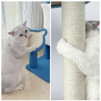 China Large Luxury Cat Climbing Frame Fat Nest Indoor Tree Integrated Sisal Scratching Column Villa Christmas Halloween Birthday for sale