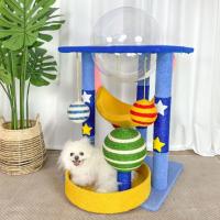 China Wholesale Pet Supplies Cat Climbing Tree With Cat Trees House Scractcher Tower for Kitten Playing Cat Toy for sale