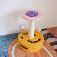 China New Fashion Small Cat Climbing Frame Sisal Cat Scratcher Pet Toy Fun Play Feature Sustainable Carton Packaging Christmas Toy for sale