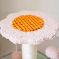 China New Fashion Small Cat Climbing Frame Sisal Cat Scratcher Pet Toy Fun Play Feature Sustainable Carton Packaging Christmas Toy for sale