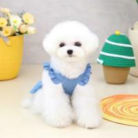 China Cute Dog Denim Dress for Small Medium Dog Clothes Wedding Skirt Princess Dress Spring Summer Soft Sweet Skirt Pet Clothing for sale