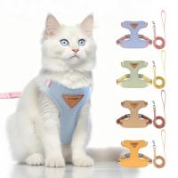 China Comfortable No-Pull Design Escape Proof Cat Harness Adjustable Soft Vest for Outdoor Pet Walking for Halloween and Christmas for sale
