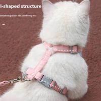 China Comfortable No-Pull Design Escape Proof Cat Harness Adjustable Soft Vest for Outdoor Pet Walking for Halloween and Christmas for sale