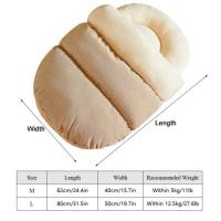China Winter Warm Modern Pet Cat Bed Soft Plush Portable Collapsible Removable Washable Enclosed Kitten House Sleeping Bed for sale