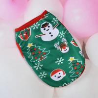 China Christmas Dog Vest   Cute Cartoon Pet Clothes for Small Dogs & Cats (Poodle, Teddy, Puppy, Kitty)  Spring  Summer Outfit for sale