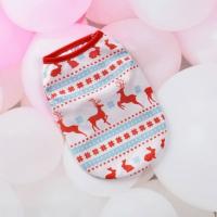 China Christmas Dog Vest   Cute Cartoon Pet Clothes for Small Dogs & Cats (Poodle, Teddy, Puppy, Kitty)  Spring  Summer Outfit for sale