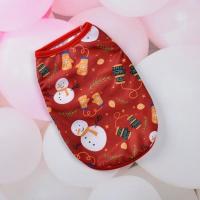 China Christmas Dog Vest   Cute Cartoon Pet Clothes for Small Dogs & Cats (Poodle, Teddy, Puppy, Kitty)  Spring  Summer Outfit for sale