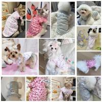 China Cute Solid Flying Sleeves Pet Vest 100% Cotton Halloween Birthday Apparel for Chihuahua Bichon Dog Cat All Seasons Machine for sale