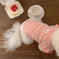 China Cute Solid Flying Sleeves Pet Vest 100% Cotton Halloween Birthday Apparel for Chihuahua Bichon Dog Cat All Seasons Machine for sale