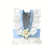 China JK Small Flower Adjustable Anti-Slip Retractable Cloth Leash for Dogs-Creative Comfortable Cute Funny Traction Rope Birthday for sale