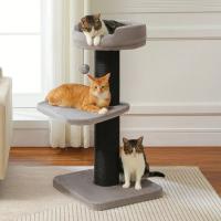 China Super Thick Luxury Modern Sisal Cat Tree Tower 50cm Tall Outdoor Bed Large Cat Scratcher Flower Bed Durable Eco-Friendly 15kg for sale
