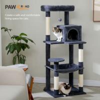 China Multi-Level Cat Tree for Indoor, Large Cat Tower with Sisal Scratching Post, Large Condo, Cat Scratcher, Cat Toys, 6 Colors for sale