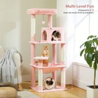 China Multi-Level Cat Tree for Indoor, Large Cat Tower with Sisal Scratching Post, Large Condo, Cat Scratcher, Cat Toys, 6 Colors for sale