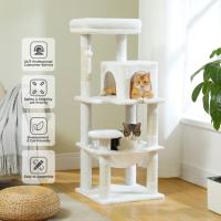China Luxury Durable Eco-Friendly Multilevel Cat Tree for Indoor Cats Large Wood Scratching Post Condo Toys 6 Halloween Colors Carton for sale