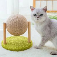 China Cat Wheel Bed with Shelves Exercise Climbing Frame Pet Sofa Protector Furniture Scratch Ball Carton Packed for sale