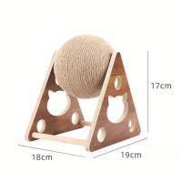 China Luxury Sisal Cat Scratching Tree Wheel Bed Shelves Exercise Climbing Frame Pet Sofa Protector Furniture Durable PE Bag Packaging for sale