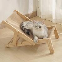 China Sisal Cat Scratcher Bed Large Indoor Cats Hammock with Jute Scratch Post Halloween Cat Chair Toy Packed in Carton for sale