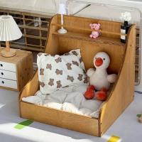 China Solid Wood Modern Danish Design Eco-Friendly Travel Cat Bed Durable Collapsible Waterproof Kennel for Small Cats Maltese for sale