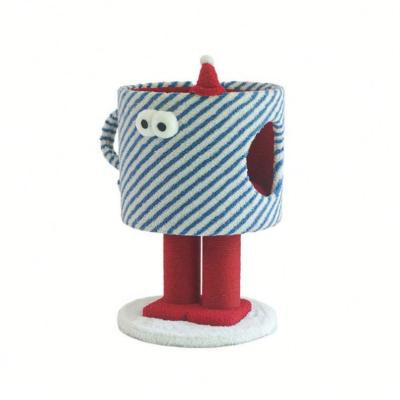 China Modern Style Cup Design Cat Scratcher Tower Fancy Toy for Cat Climbing Wood INS Scratcher for sale