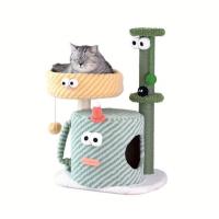 China Modern Style Cup Design Cat Scratcher Tower Fancy Toy for Cat Climbing Wood INS Scratcher for sale