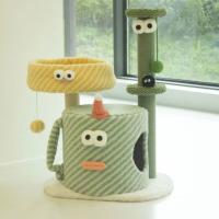 China Modern Style Cup Design Cat Scratcher Tower Fancy Toy for Cat Climbing Wood INS Scratcher for sale