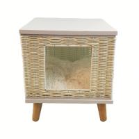 China New Design Pet Home High Quality House Dog Can Be Carried Out Using PE Rattan Environmental Durable for sale