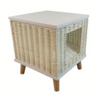 China New Design Pet Home High Quality House Dog Can Be Carried Out Using PE Rattan Environmental Durable for sale