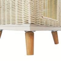 China New Design Pet Home High Quality House Dog Can Be Carried Out Using PE Rattan Environmental Durable for sale