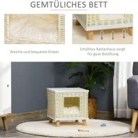 China New Design Pet Home High Quality House Dog Can Be Carried Out Using PE Rattan Environmental Durable for sale