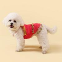 China Cute Sleeveless Summer Vest for Puppies Soft Lace Dog Clothes for Chihuahua Yorkie Small Dogs Pomeranian Miniature Birthday for sale