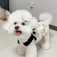 China 100% Cotton Pet Dog Jumpsuits Comfortable Rabbit Print Puppy Skirt Dog Clothes for Cats for Summer Winter for Easter Holidays for sale