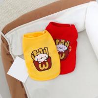 China Cute Cartoon Animal Pattern Polyester Vest for Small Dogs Cats Universal Coat for Bichon Teddy for Spring Halloween Birthday for sale
