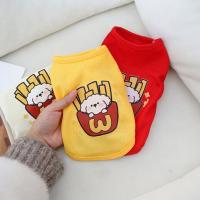 China Cute Cartoon Animal Pattern Polyester Vest for Small Dogs Cats Universal Coat for Bichon Teddy for Spring Halloween Birthday for sale