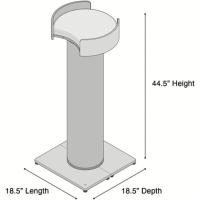 China ONE FAST CAT Luxury Scratching Tower W/Perch 44.5\