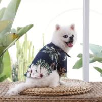 China Summer Striped Cute Dog Shirt Fashion Pet Clothes Breathable Thin Vest Polyester for Cats and Dogs for sale