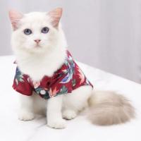 China Summer Striped Cute Dog Shirt Fashion Pet Clothes Breathable Thin Vest Polyester for Cats and Dogs for sale